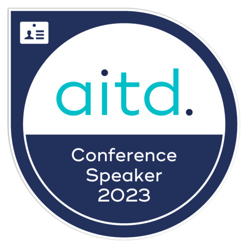 AITD 2023 Conference Speaker - Credly