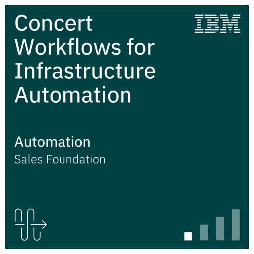 Concert Workflows for Infrastructure Automation Sales Foundation - Credly