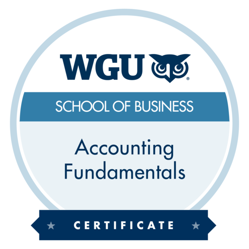 Accounting Fundamentals Certificate - Credly