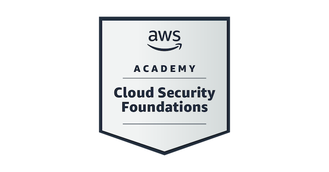 AWS Academy Graduate - AWS Academy Cloud Security Foundations - Credly