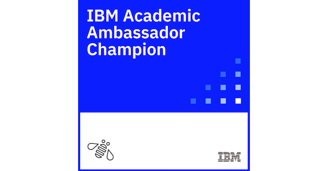 IBM Academic Ambassador Champion - Credly