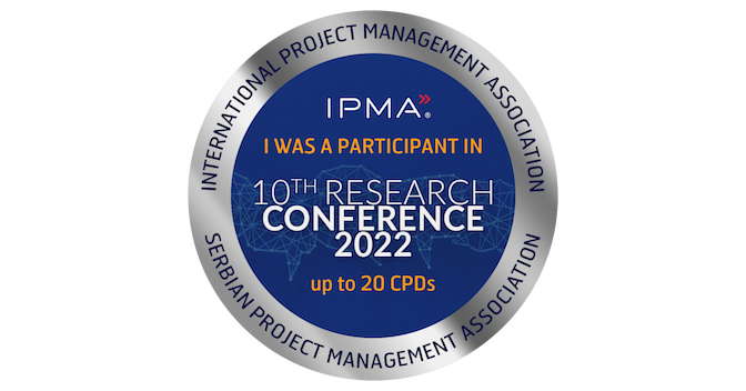 IPMA 10th Research Conference Participant - Credly