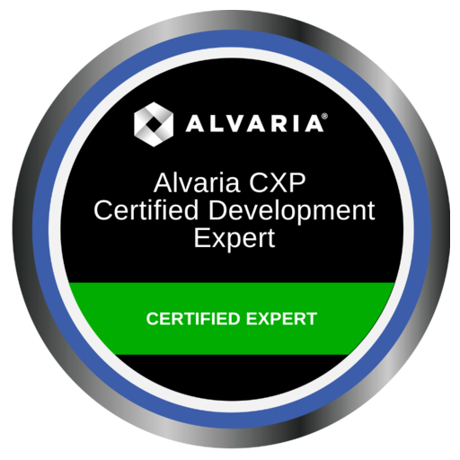 Alvaria CXP Certified Development Expert - Credly