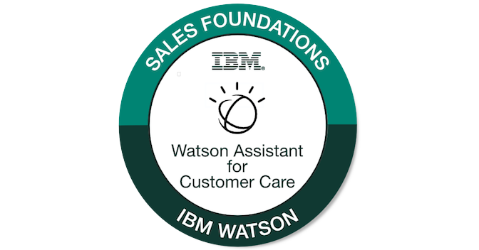 Watson Assistant for Customer Care - Credly