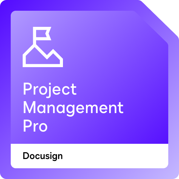 Docusign Project Management Pro Credly