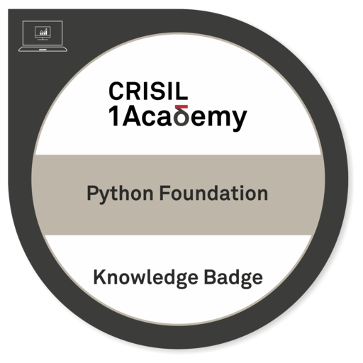 Data Analytics using Python for BFSI teams: Foundation course - Credly