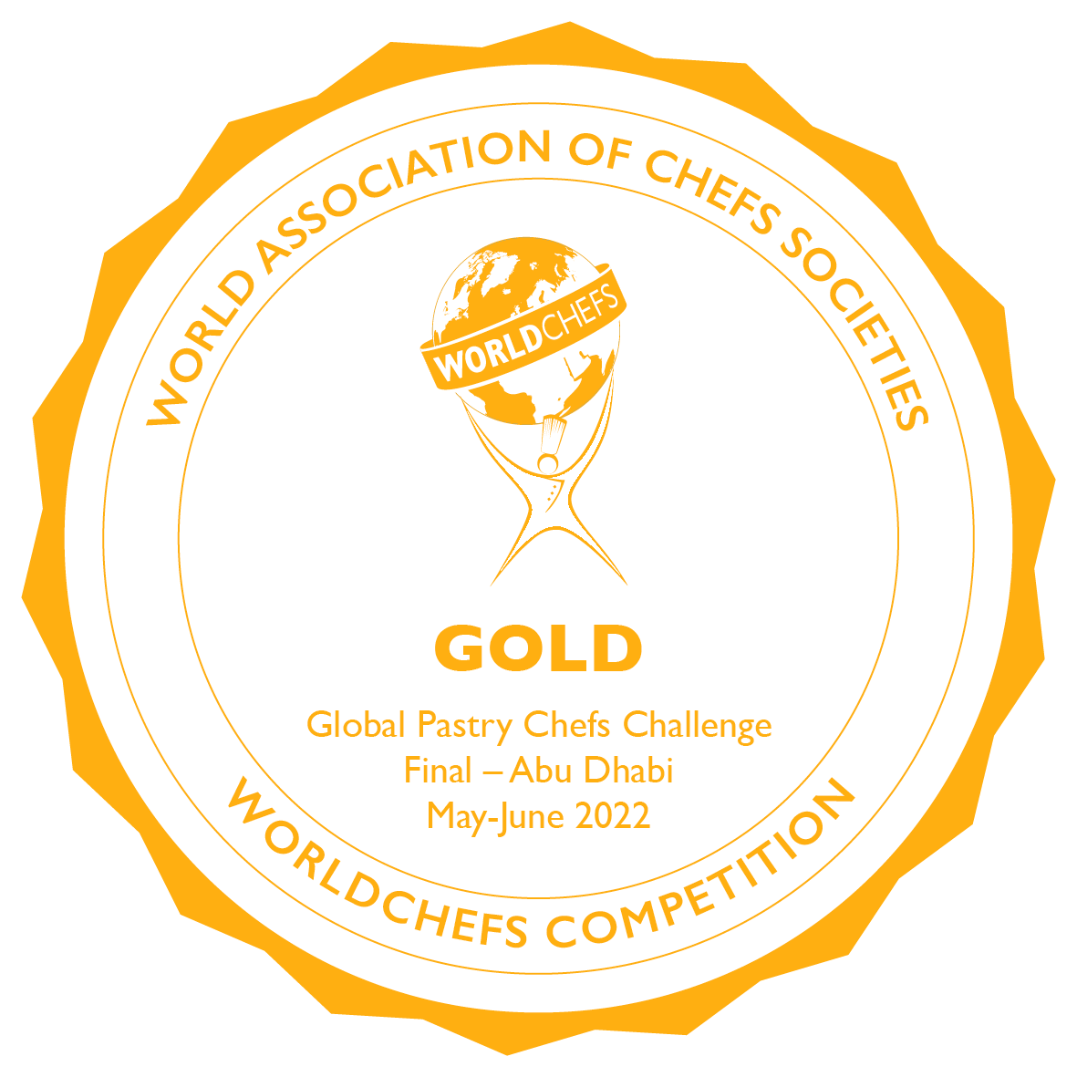 Worldchefs Global Pastry Challenge Final - Gold - Credly
