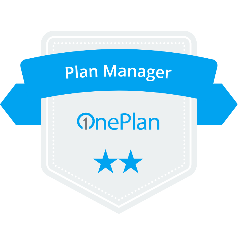 OnePlan Plan Manager Level 2 - Credly