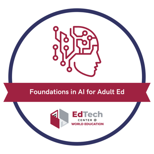 Foundations in AI for Adult Ed - Credly