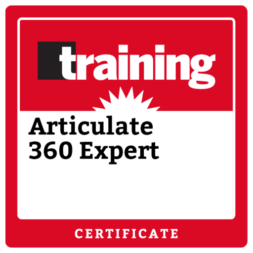 Articulate 360 Expert Certificate Program 2023 - Credly