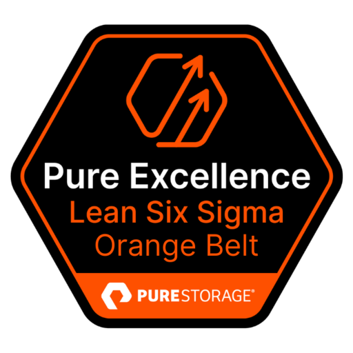 Pure Storage Orange Belt - Credly