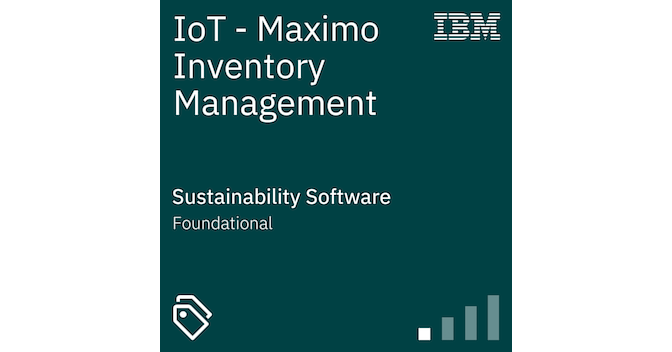 IoT - Maximo Inventory Management - Credly