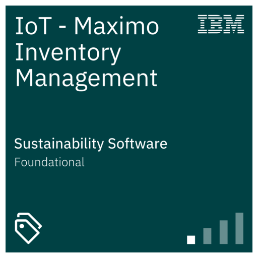 IoT - Maximo Inventory Management - Credly