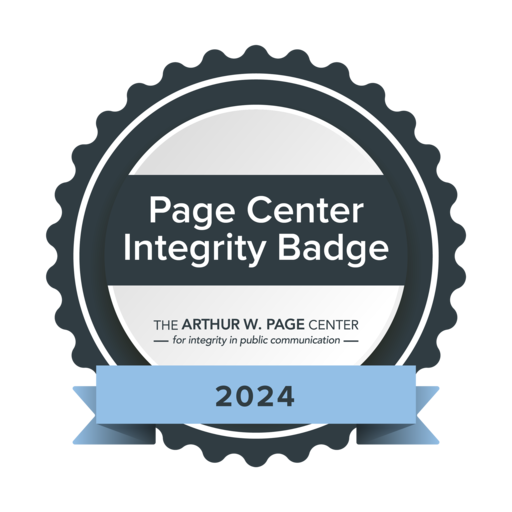 The 2024 Page Center Integrity Badge - Credly