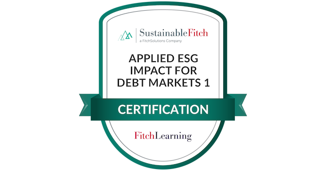 Applied ESG Impact – Debt Markets, Level I - Credly