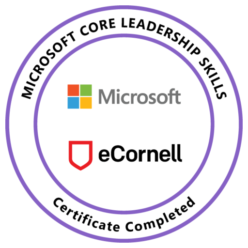 Microsoft Core Leadership Certificate - Credly