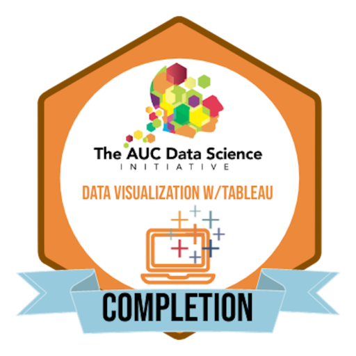 Data Visualization with Tableau - Credly