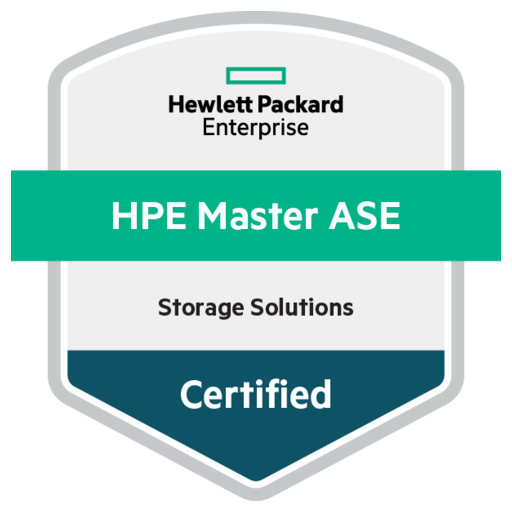 HPE Master ASE - Storage Solutions - Credly