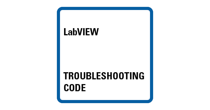 LabVIEW Troubleshooting Code - Credly