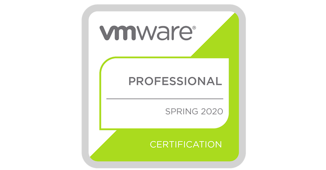 VMware Spring Professional 2020 - Credly