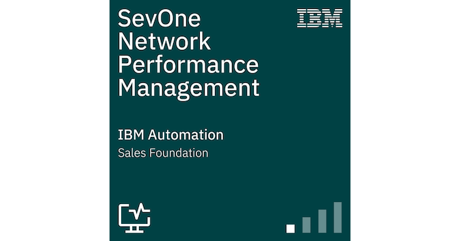SevOne Network Performance Management Sales Foundation - Credly