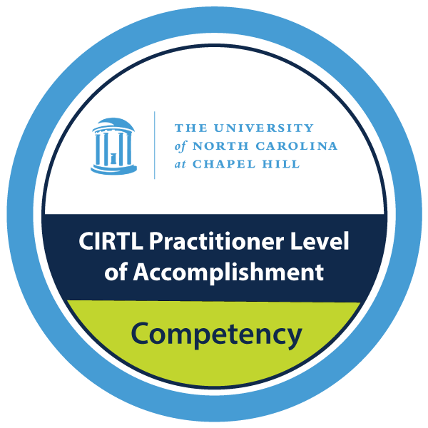 CIRTL Practitioner Level of Accomplishment - Credly
