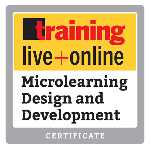 Microlearning Design and Development Certificate (October 2022) - Credly