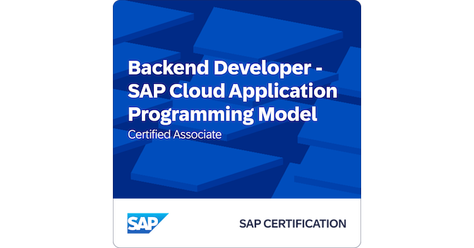 SAP Certified Associate - Backend Developer - SAP Cloud Application ...