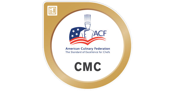 ACF Certified Master Chef® (CMC®) - Credly