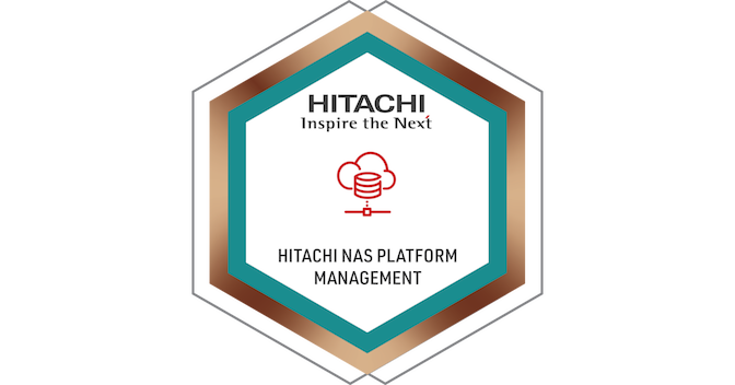 Hitachi NAS Platform Management - Credly