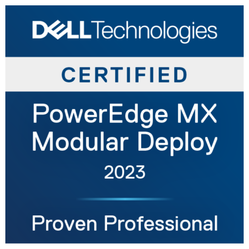 Dell PowerEdge MX Modular Deploy 2023 - Credly