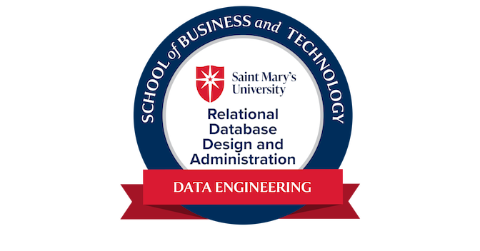 Relational Database Design and Administration - Credly