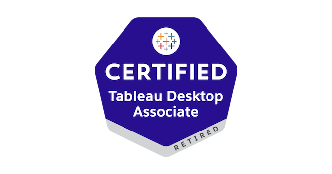 Tableau Desktop Certified Associate - Credly