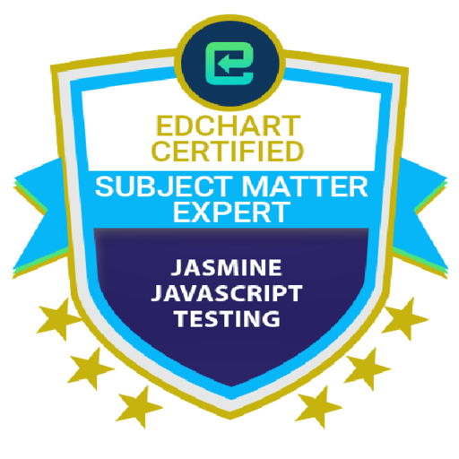 Edchart Certified Jasmine JavaScript Testing Subject Matter Expert - Credly