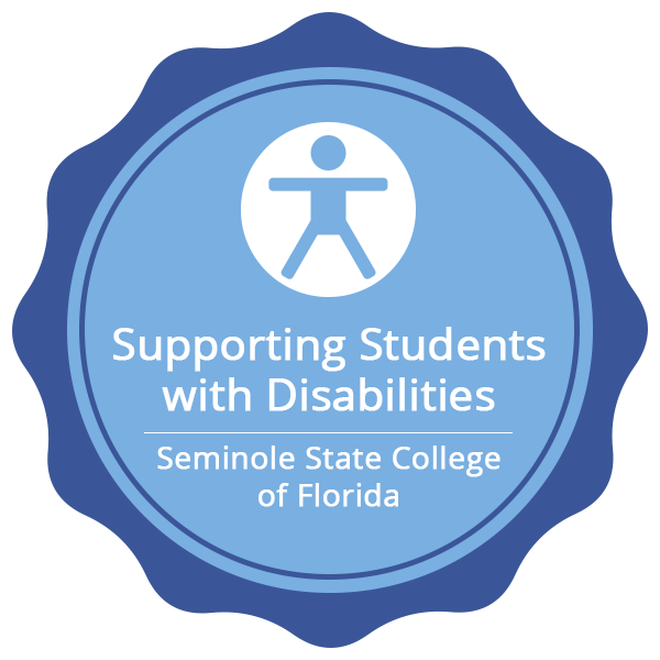 Supporting Students with Disabilities - Credly