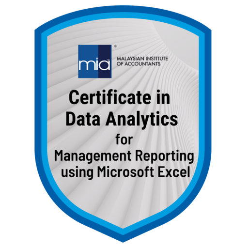 Certificate in Data Analytics for Management Reporting Using Microsoft Excel - Credly