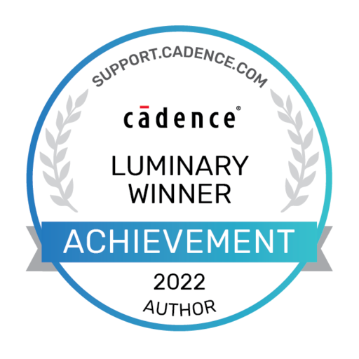 support.cadence.com Luminary Winner 2022 - Credly