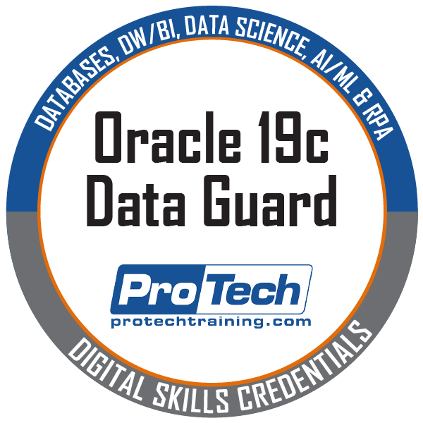 Oracle 19c Data Guard Credly