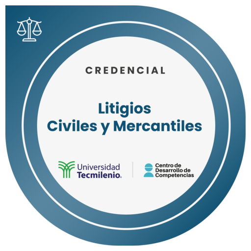 Credencial Litigios civiles y mercantiles - Credly