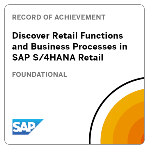 Discover Retail Functions and Business Processes in SAP S/4HANA Retail ...