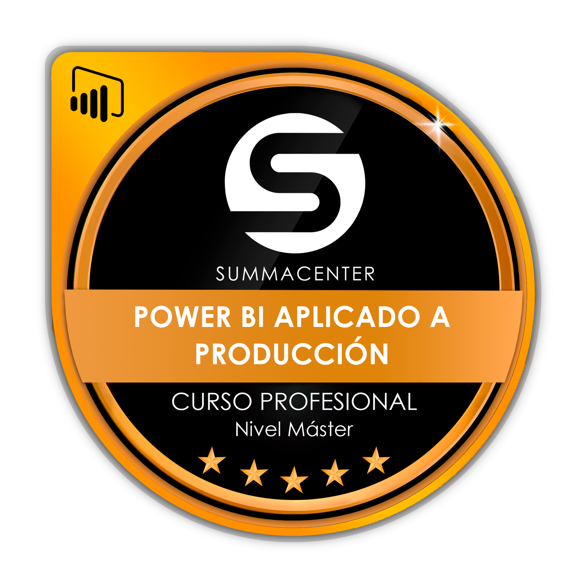 Power BI aplicado a la Planificación de la Producción (Nivel Máster) - Black - Credly