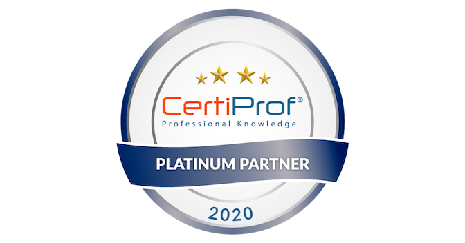 CertiProf Platinum Partner 2020 - Credly