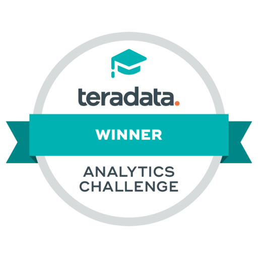Teradata Analytics Challenge Winner - Credly