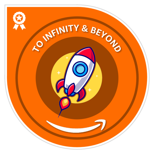 To Infinity and Beyond Award - Credly