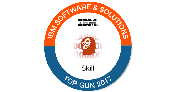 2017 IBM Software & Solutions Top Gun - Credly