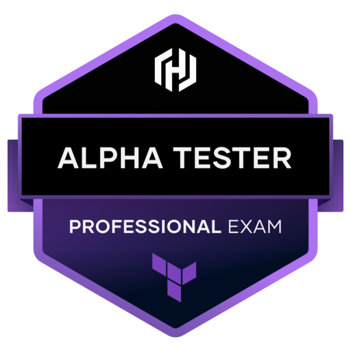 Alpha Tester: Terraform Authoring and Operations Professional - Credly