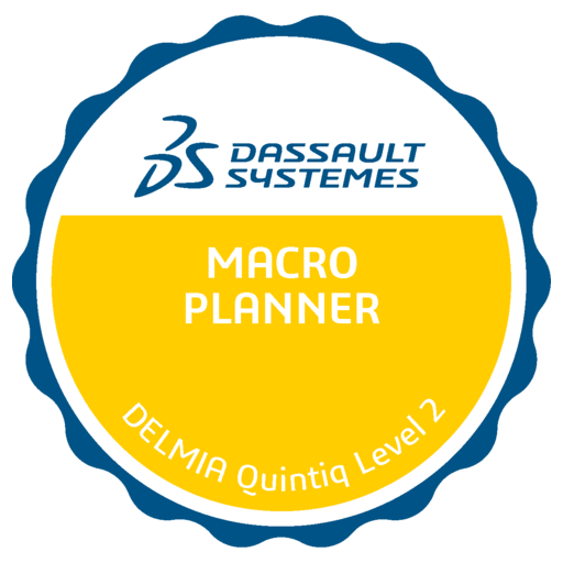 Certified DELMIA Quintiq Macro Planner - Level 2 - Credly