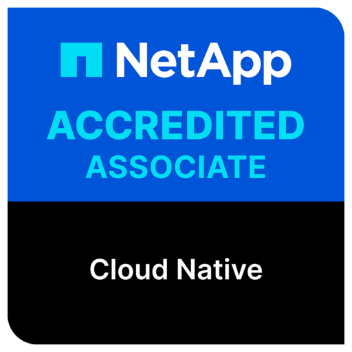 NetApp Accredited Cloud Native Associate - Credly