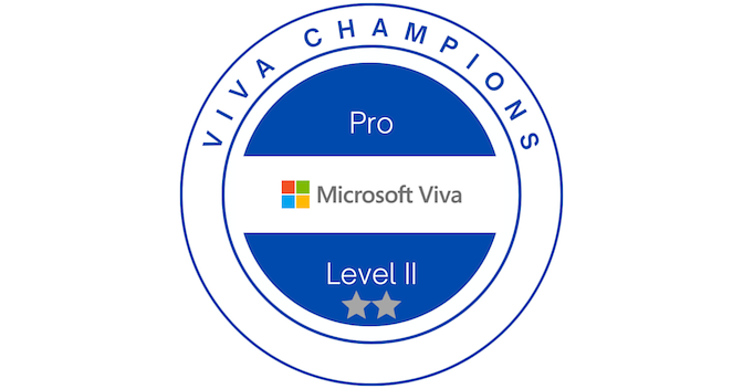 Viva Champion Level II - Pro - Credly