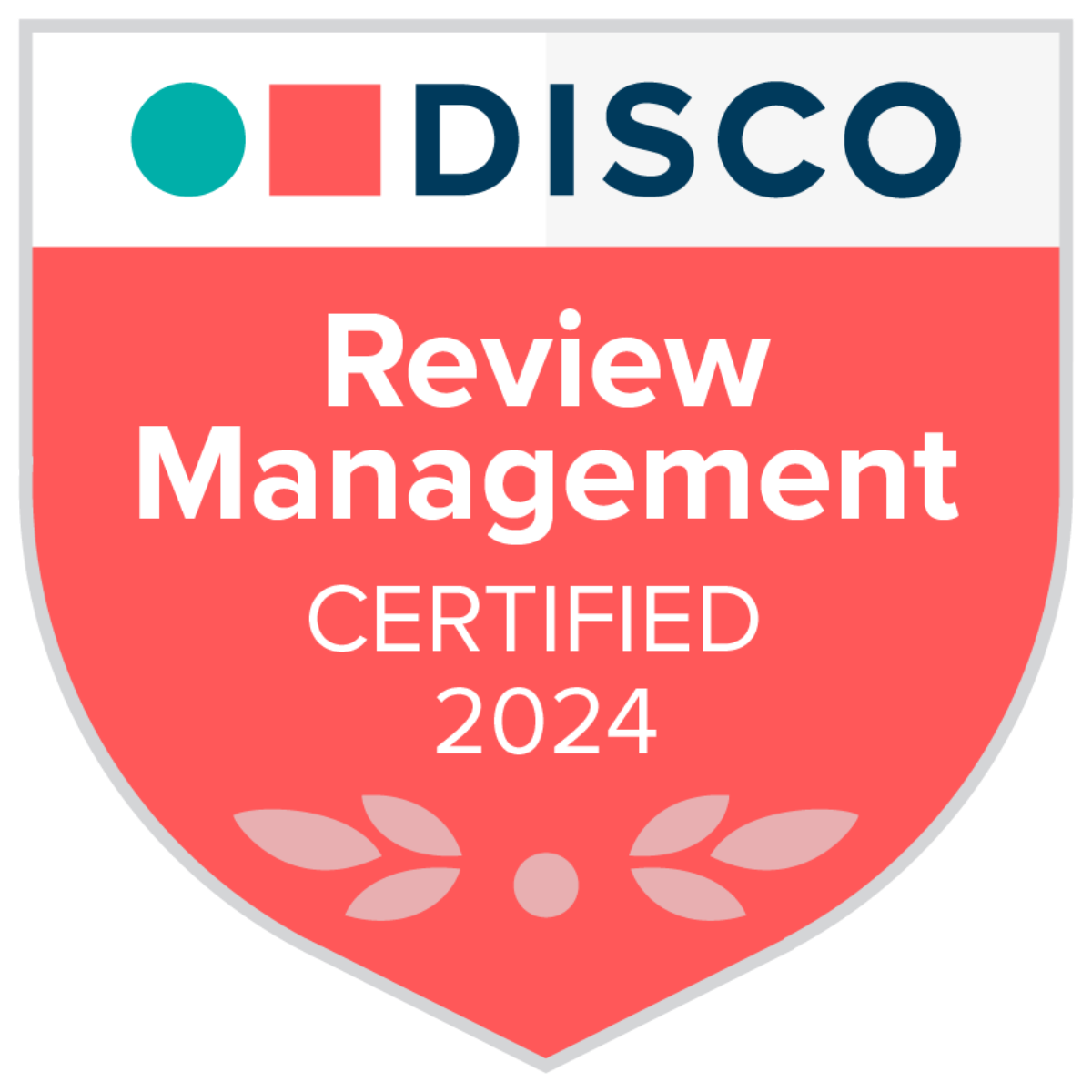 DISCO Review Management Certification (2024) - Credly